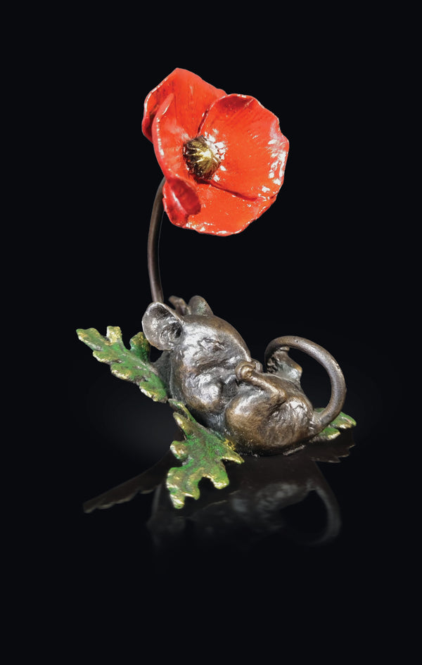 Richard Cooper Mouse asleep with Poppy - Goviers of Sidmouth